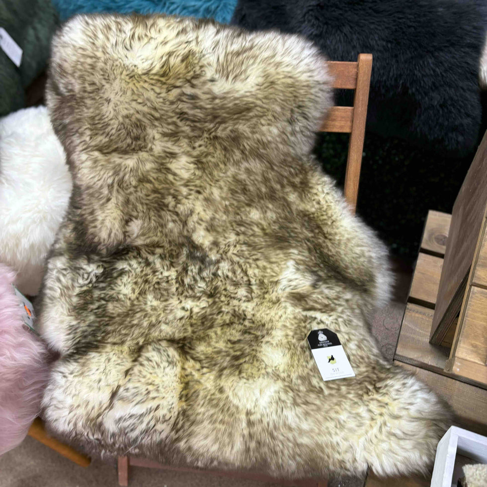 Old Piggery Unique Colour Genuine Sheepskin Rug – 90cm – Soft, Luxurio ...